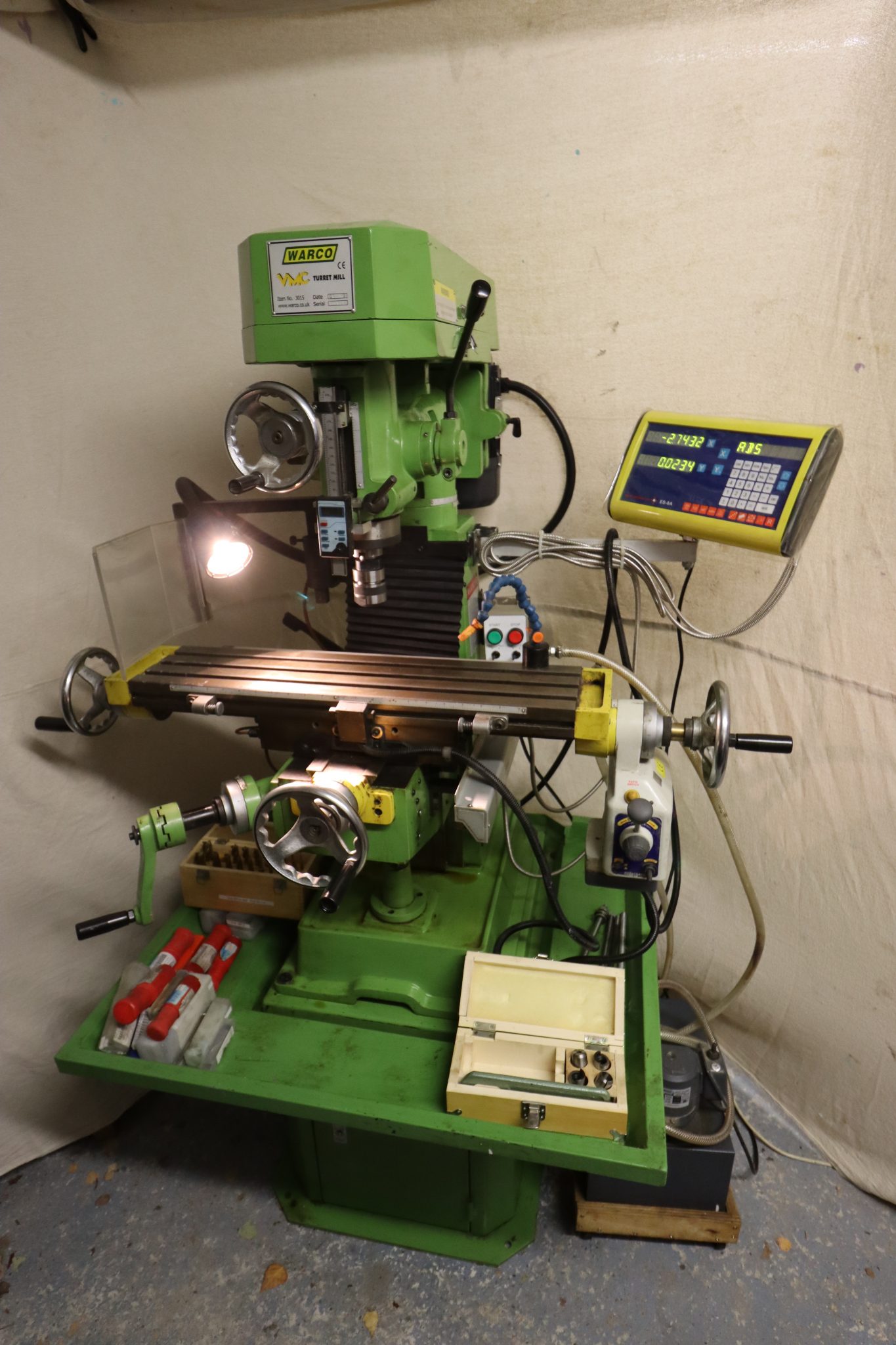 Warco VMC Mill – SuffolkSteam