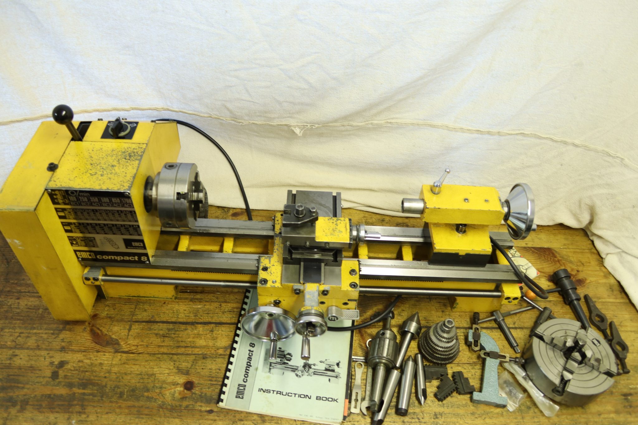 Emco Compact 8 lathe – SuffolkSteam